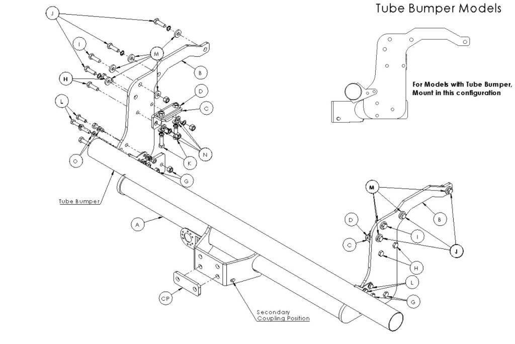 Ford Ranger Tow Bar 2012 to 2023 – PCT Flange Tow Bars Towing Hitches ...