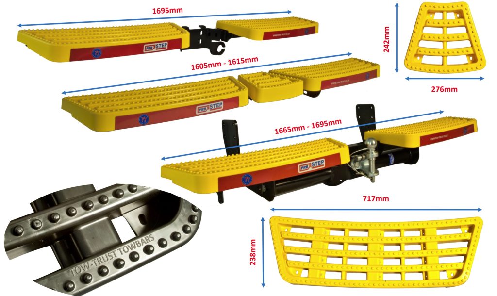Ford Transit Custom Rear Van Step – Tow Trust Black Pro-Step Uni Van ...